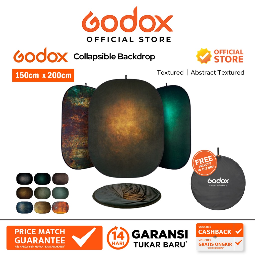 Godox Collapsible Backdrop 150cmx200cm | Shopee Philippines