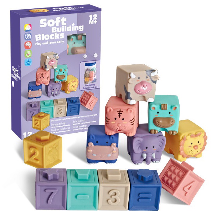 Super Soft Building Blocks / Flexible Block Toys / Fine Rubber Blocks ...
