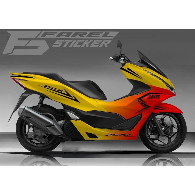 Honda pcx 160/150 full body striping sticker decal, pcx decal variation ...