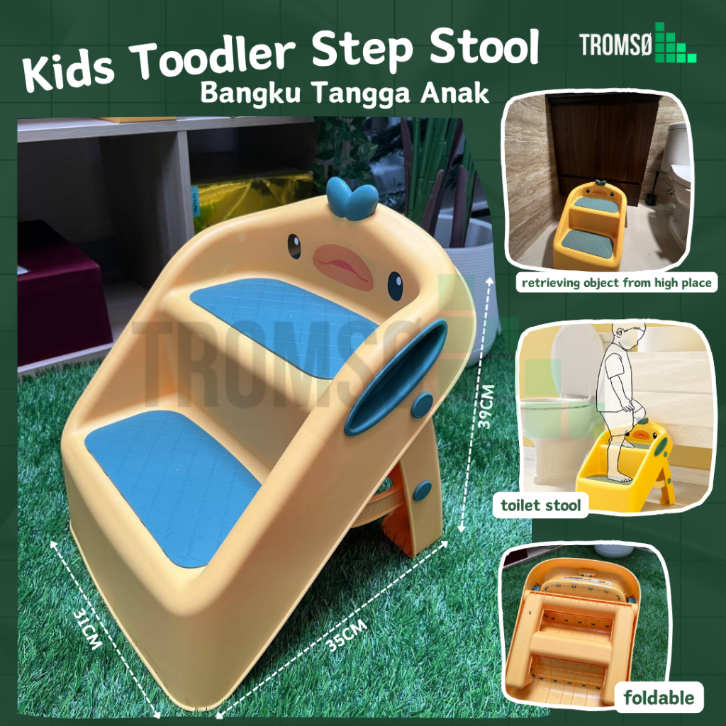 Tromso Kids Toddler Step Stool / Duck model Children's Small Stair ...