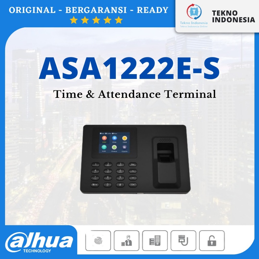 MESIN Tekno Indonesia - Dahua ASA1222E-S Time & Attendance Terminal ...