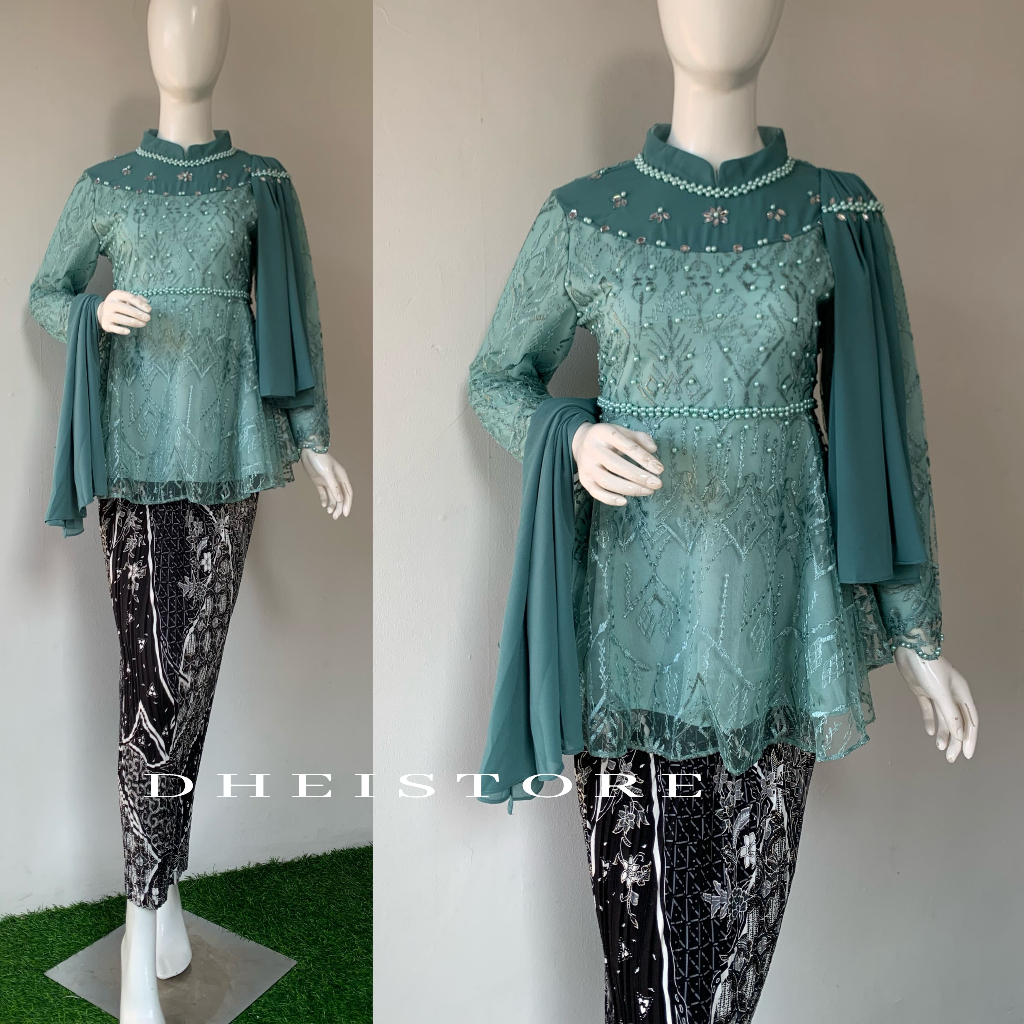 Kebaya Maharani Shawl Part 2 | Sanghai Modern Kebaya | Shakina ...