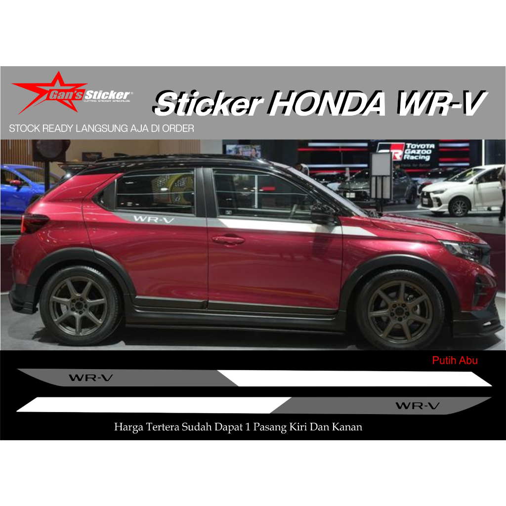 Sticker honda wrv 2023 Accessories honda wrv 2023 | Shopee Philippines