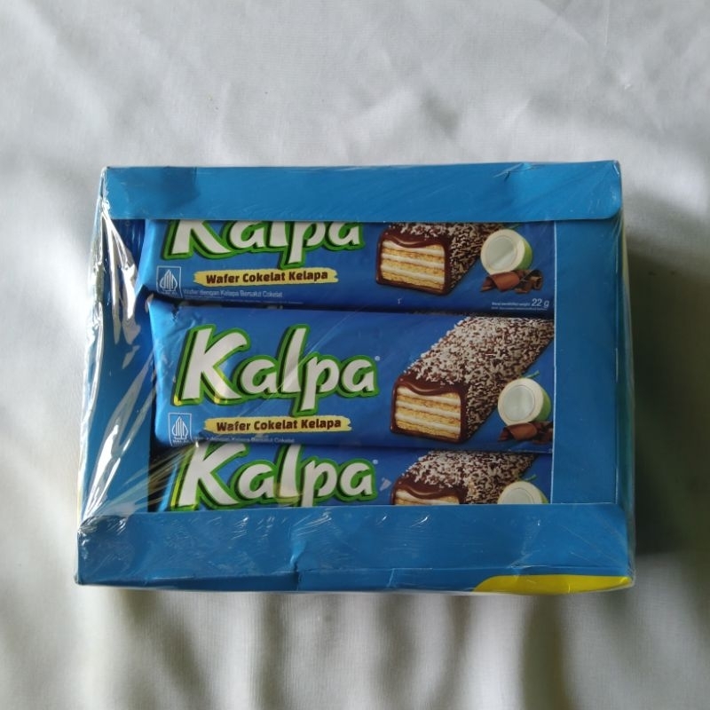 Kalpa wafer Coconut Chocolate 1 box Contains 12 24gr/kalpa box | Shopee ...