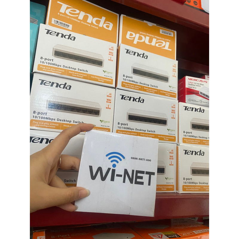 TENDA Tent S108 - 8 Port Ethernet Switch Hub | Shopee Philippines