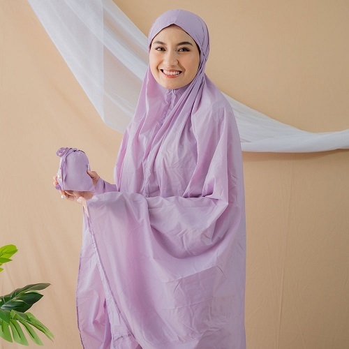 Mukena traveling mini pouch / mukenah adult / mukena adult / mukenah ...