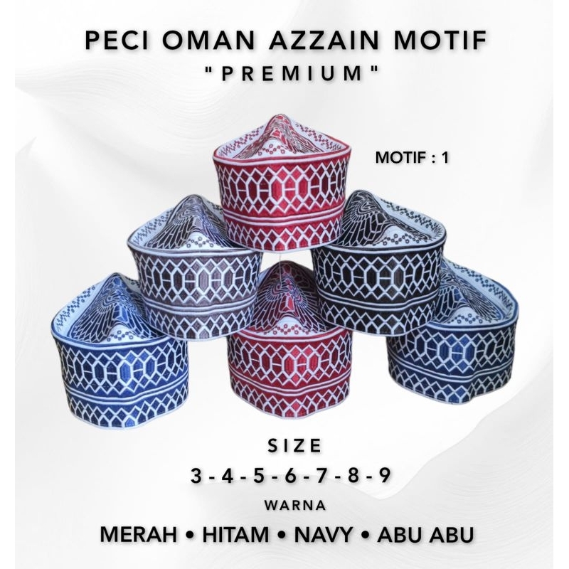 Bangladeshi Omani Cap/Turkish Cap/ Azzain's Cap/ Omani Cap | Shopee ...