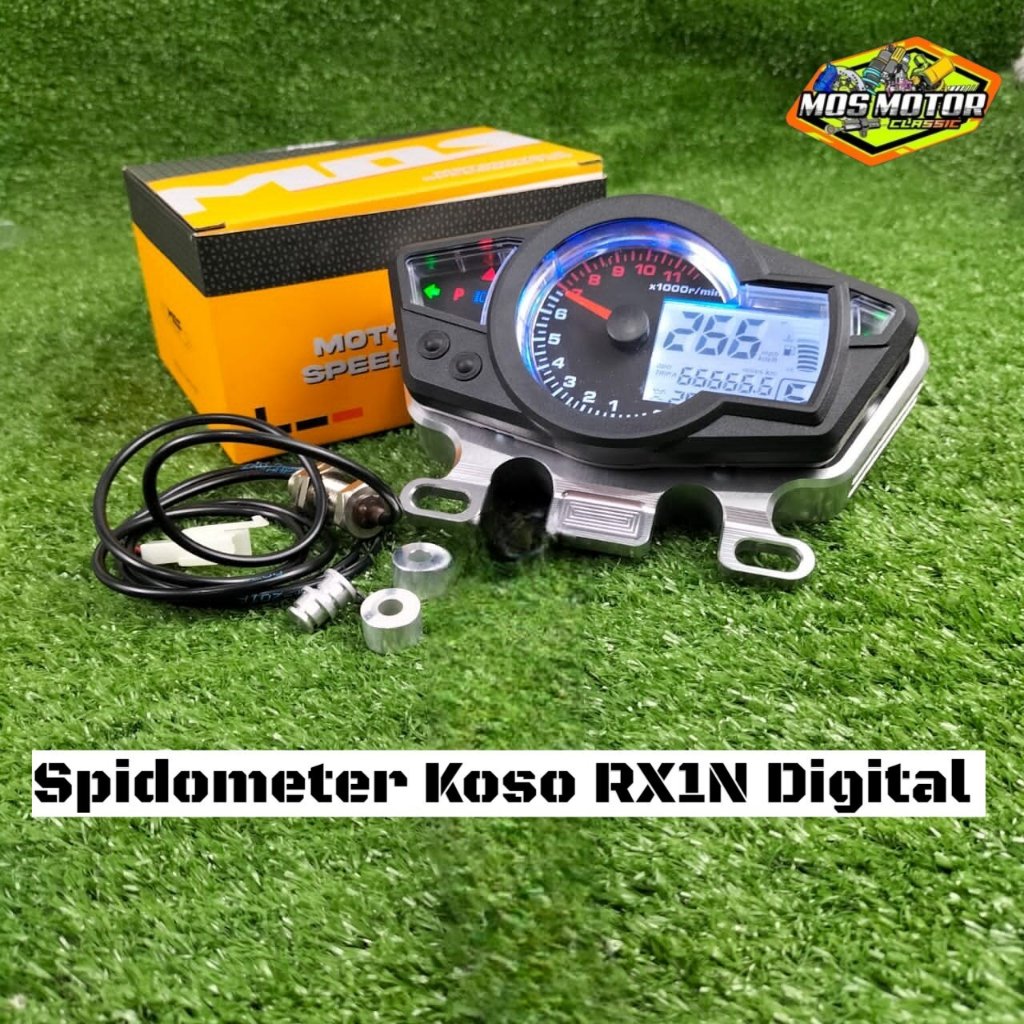 Speedometer KOSO RX Spido RX1N Digital Spidometer Custom Universal ...