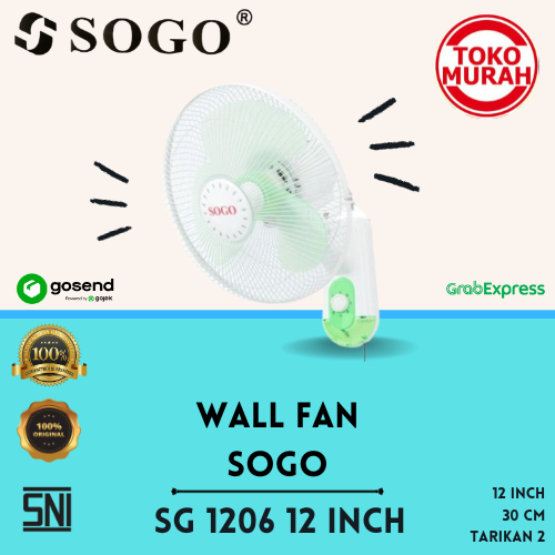 Sogo SG 1206 Wall Fan 12 Inch/30 CM Wall Fan | Shopee Philippines