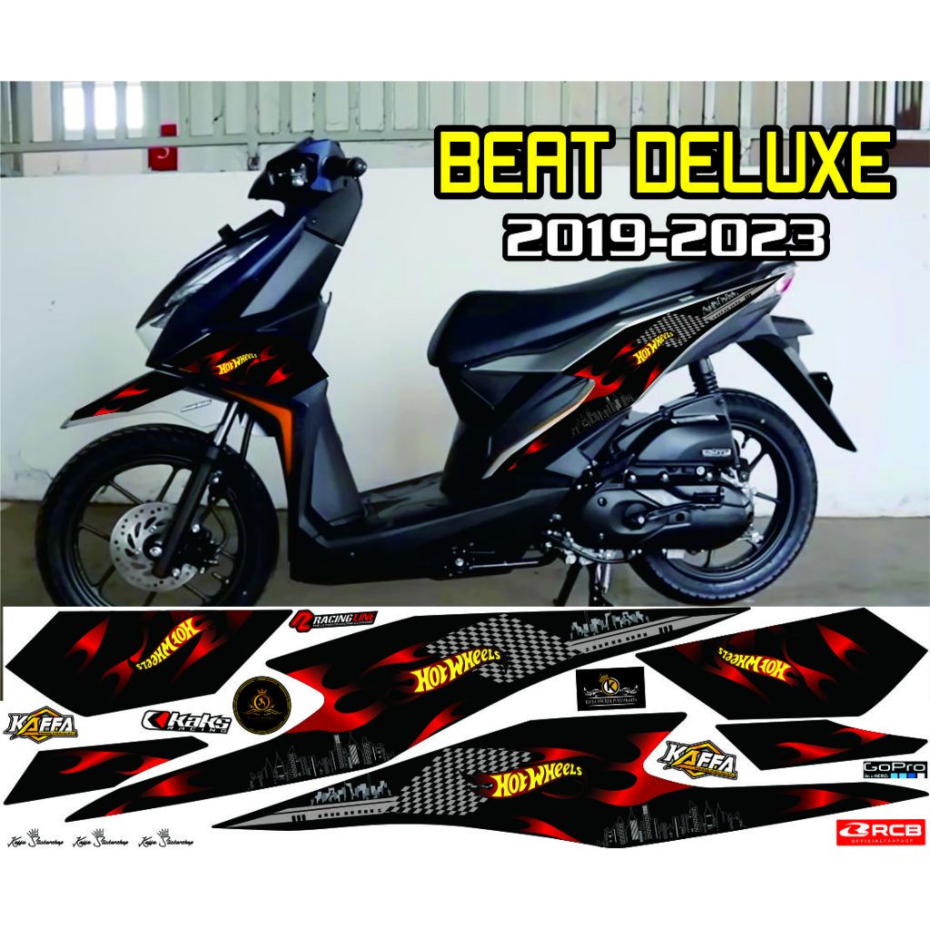 Striping STICKER Variation Of The Latest HONDA BEAT DELUXE Motorcycle ...
