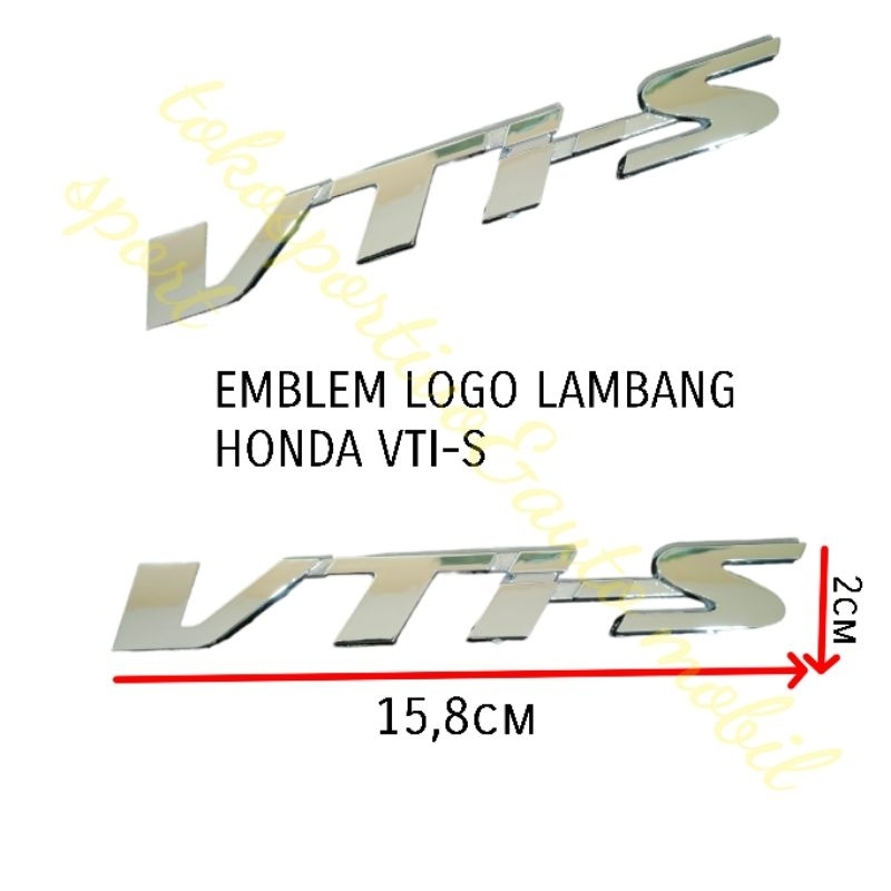 HONDA VTI-S VTIS CHROME WRITING LOGO EMBLEM | Shopee Philippines