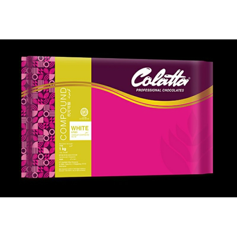 PUTIH Colatta White Compound 200gr praline melted White chocolate ...