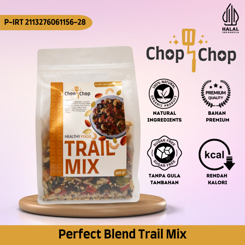 Perfect Blend Trail Mix Chopchop Healthy Snack High Nutrition | Shopee Philippines