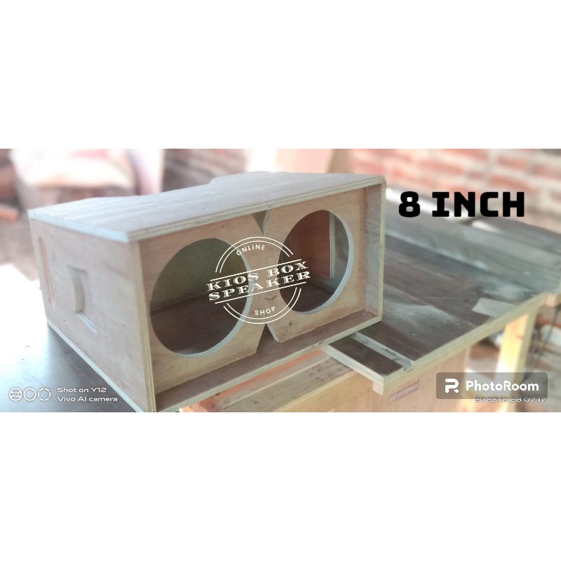 8 INCH DOUBLE LINE ARRAY SPEAKER BOX TRIPLEX THICK 12 mm | Shopee ...