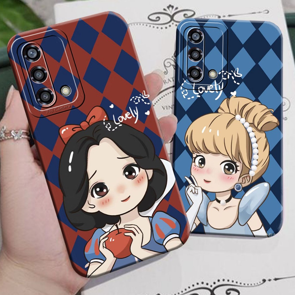 Softcase Oppo A74 4G/A95 4G Cartoon Motif Disney Princess - Case Snow ...
