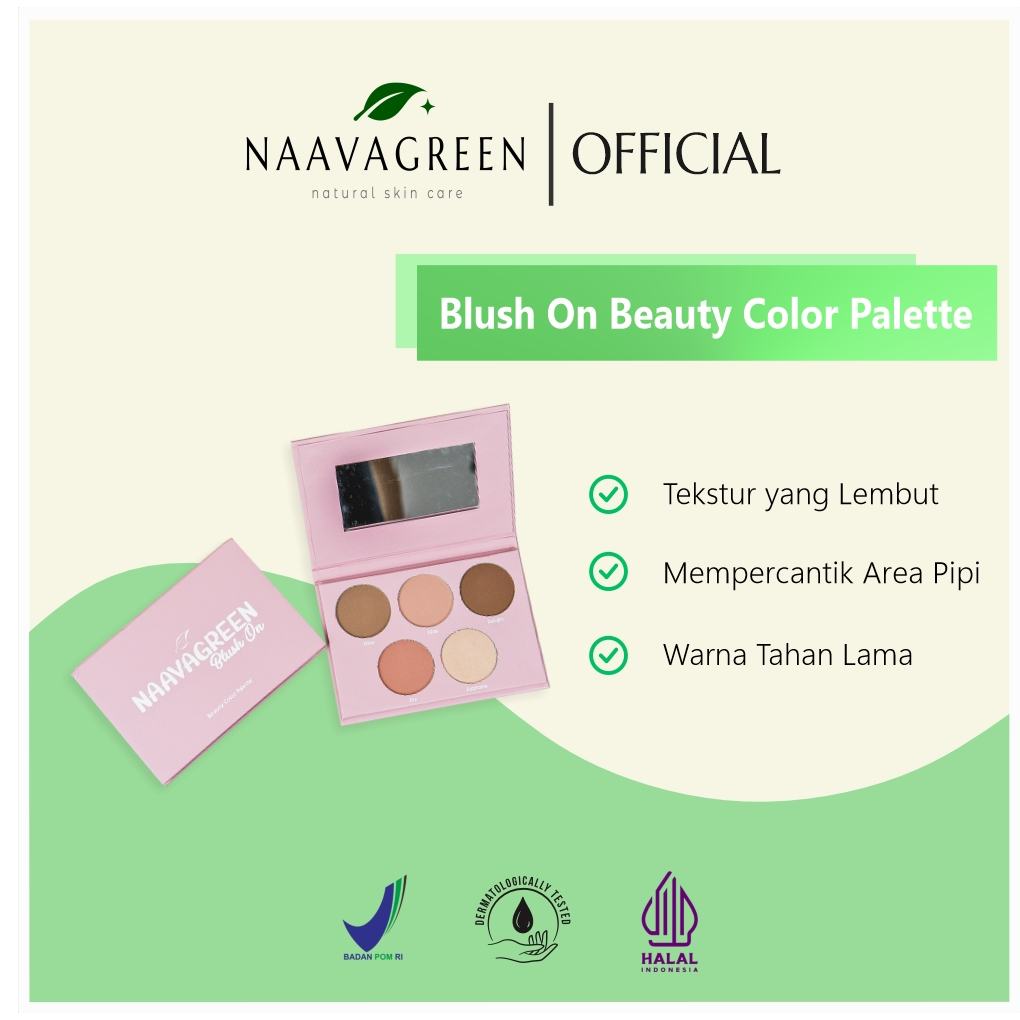 Green Blush On Beauty Color Palette | Shopee Philippines