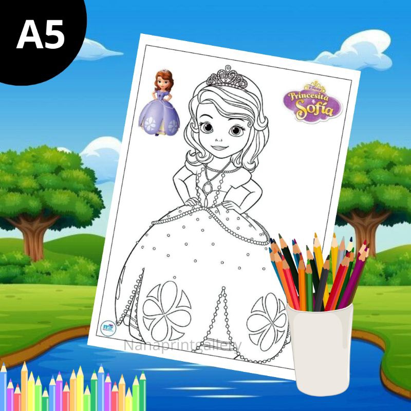 A5 Coloring Sketch Drawing Paper (10 SHEETS) | Shopee Philippines