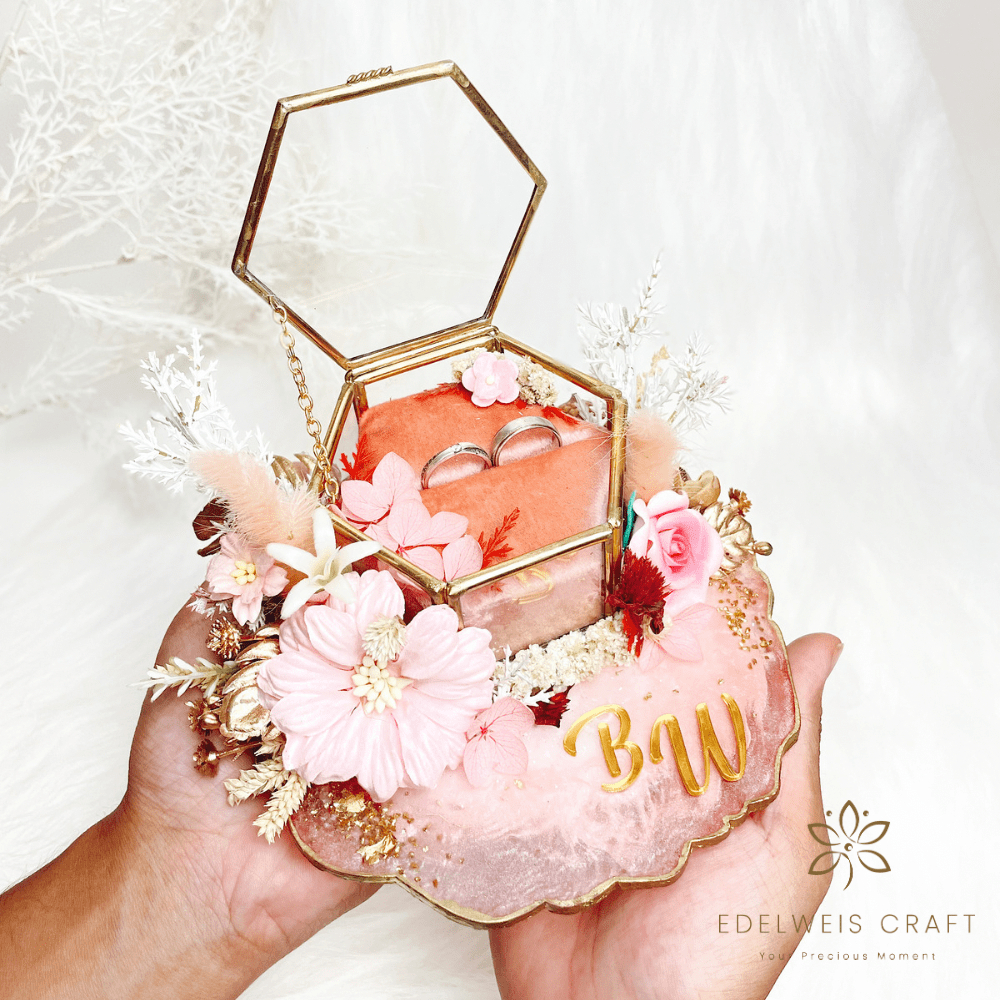 Hexagonal Resin Ring Box | Shopee Philippines