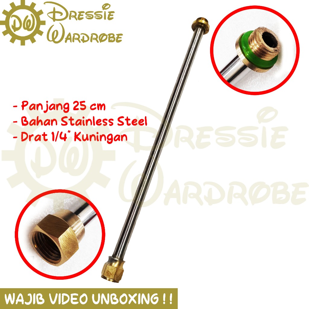 MESIN Robin RB Stainless Electric Pump Stick 25 cm Drat 1/4" Male ...
