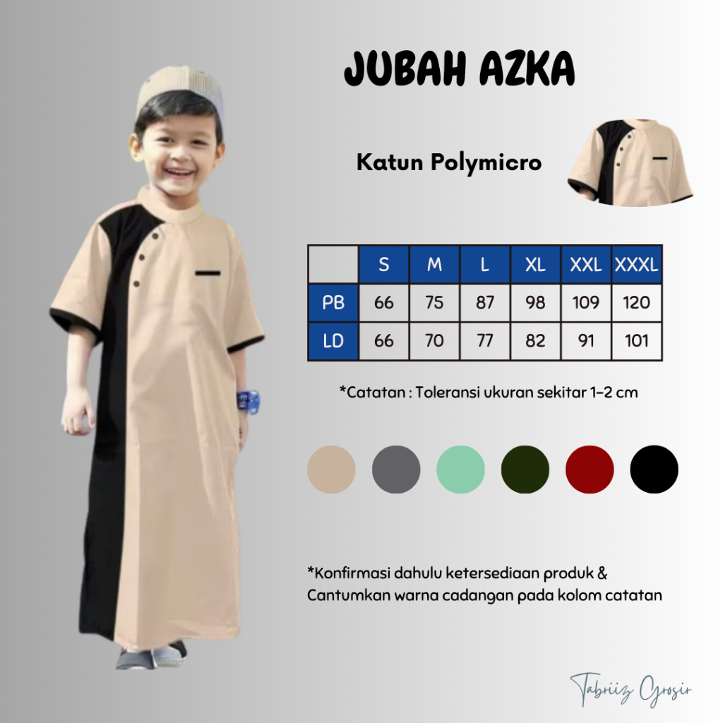 Boys' Robe Model AZKA Koko Shirt Gamis for Children Aged 1-14 Years ...