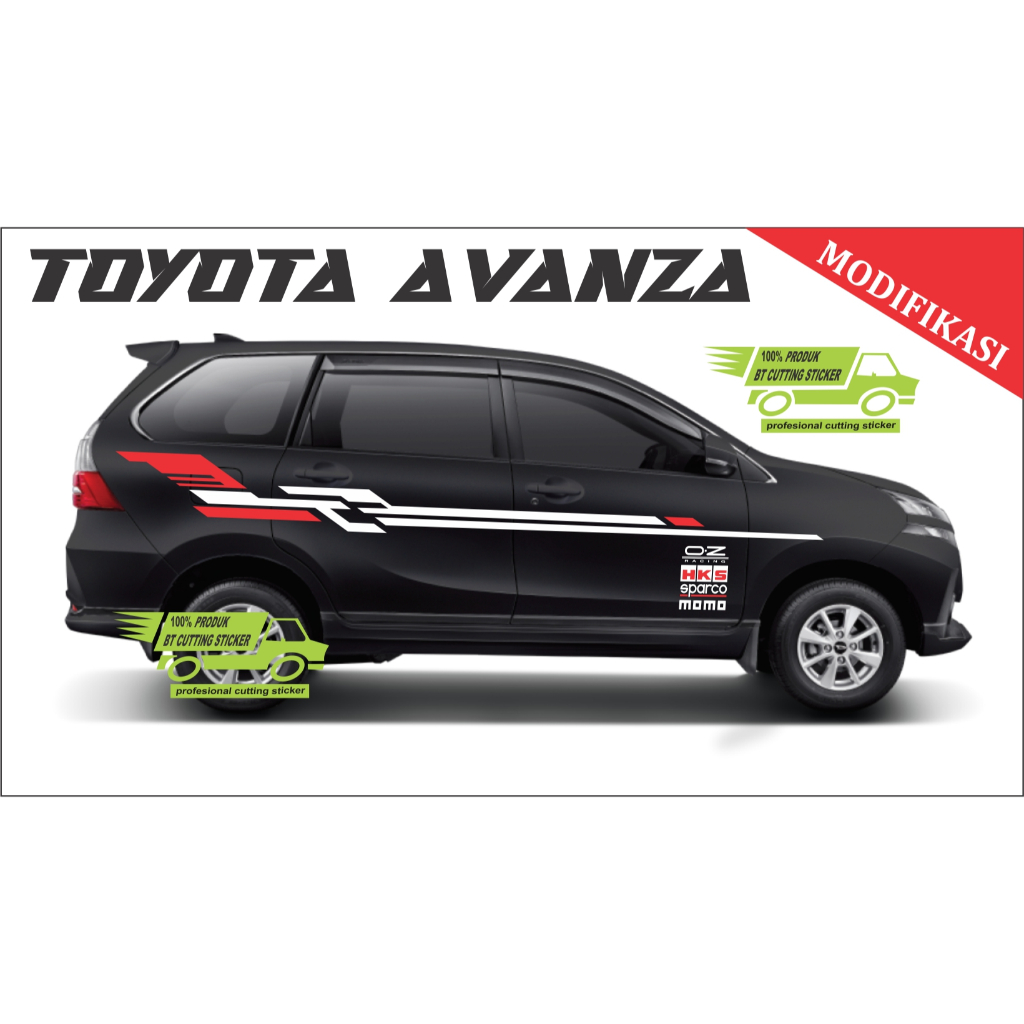 Avanza sticker avanza sticker list Car body sticker avanza sticker ...