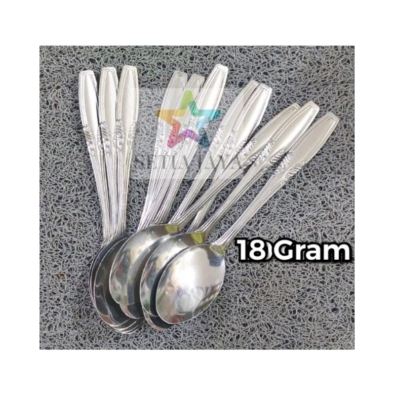 STAINLESS STEEL / ANTI-RUST TABLE SPOON (RANDOM) | Shopee Philippines