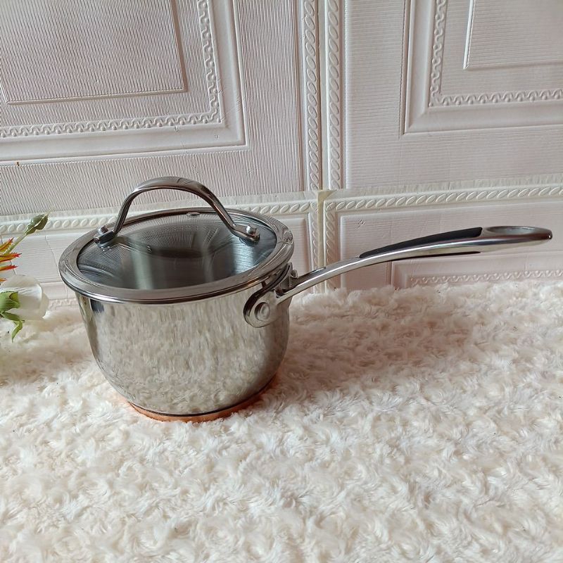 Stainless steel saspan 14 cm | Shopee Philippines