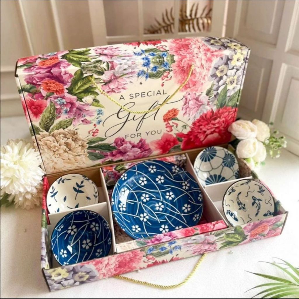 Cny 2024 Japanese Azura Bowls & Parcel Hamper Plate | Plates & Bowls ...