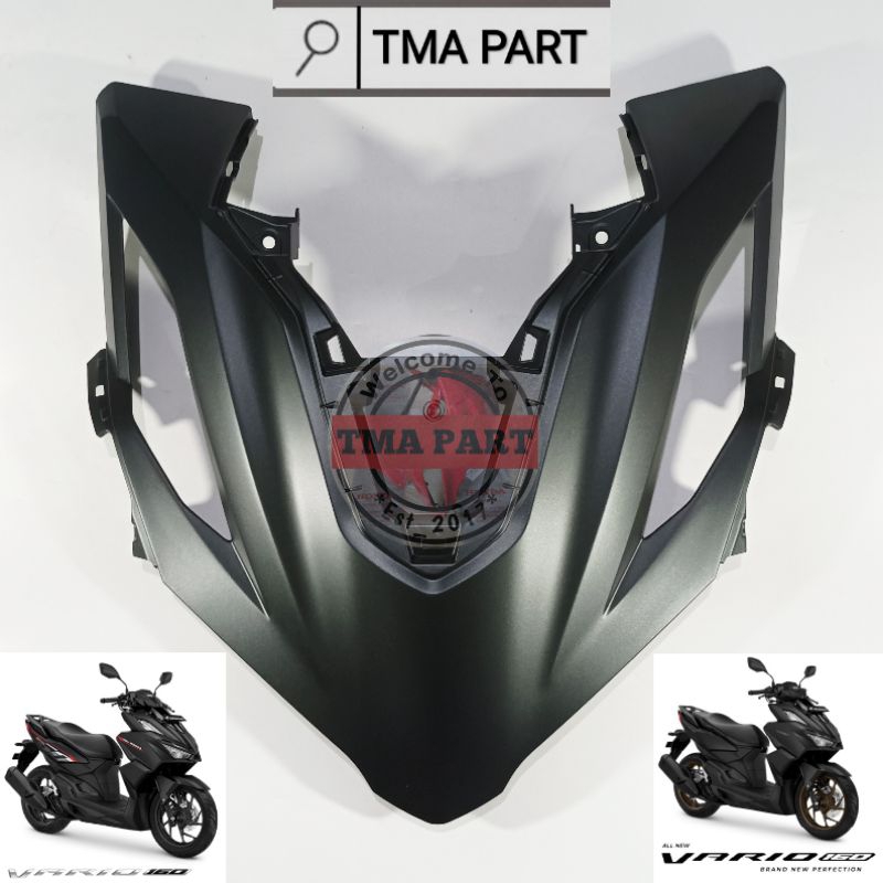 HITAM Honda Vario Click 160 K2S Front Shield Front Panel Cover Matte ...