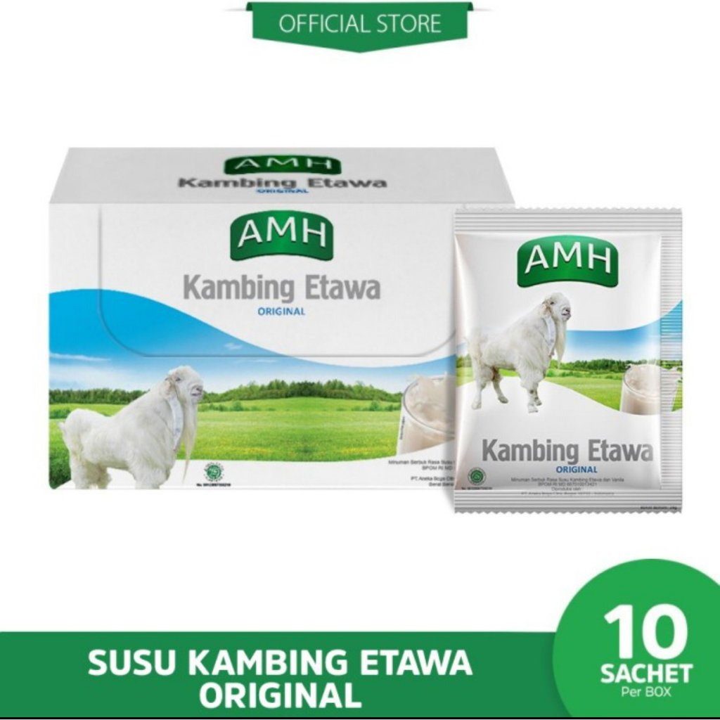 Amh Goat ETAWA ORIGINAL Contents 10 Sachets From ORIGINAL Goat Milk | Shopee Philippines