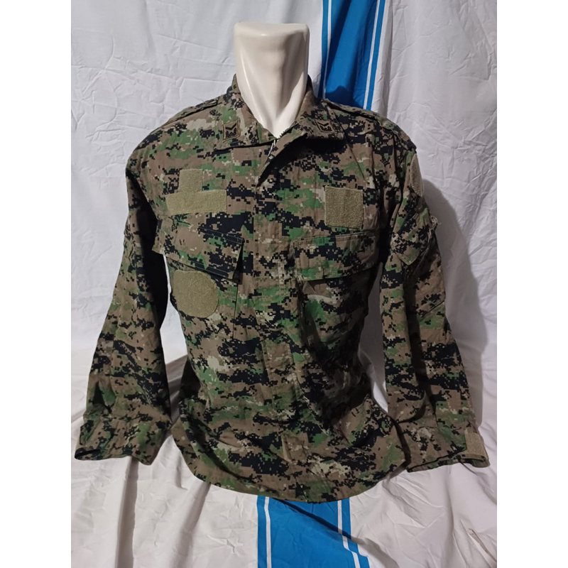 KEMEJA Korean Special Forces Officer PDL BDU Shirt | Shopee Philippines