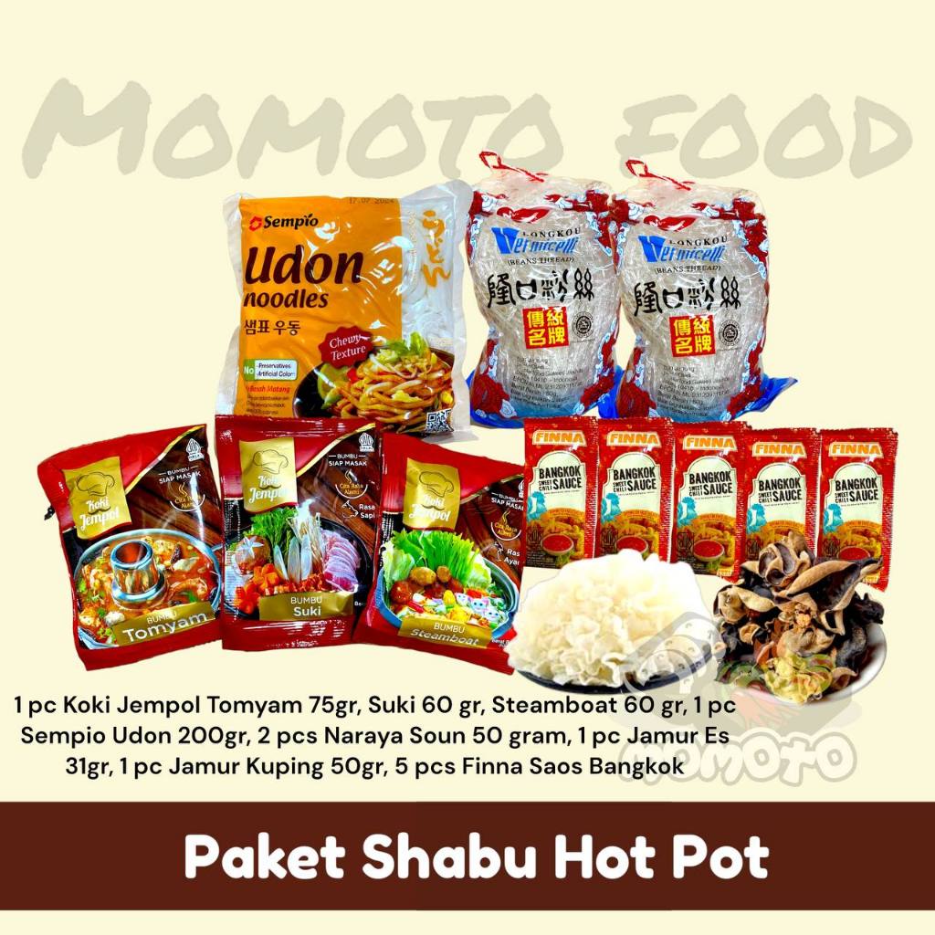 Super Complete Shabu Hot Pot Package Suki Steamboat Three Flavors ...