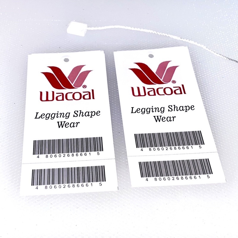 Hangtag wacoal barcode label tag wacoal barcode price tag wacoal ...