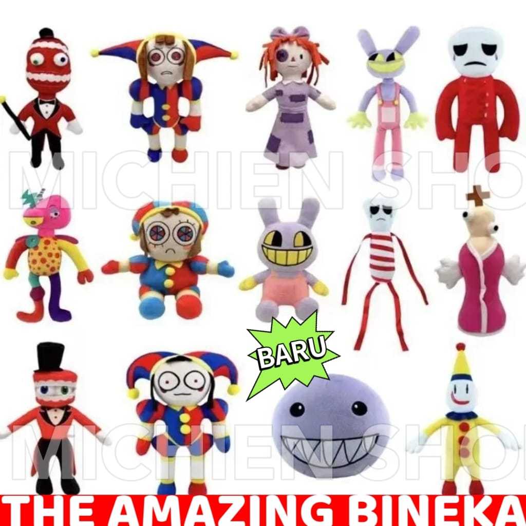 The Amazing Digital Circus TADC Rattha Zoomble Doll Toy | Shopee ...