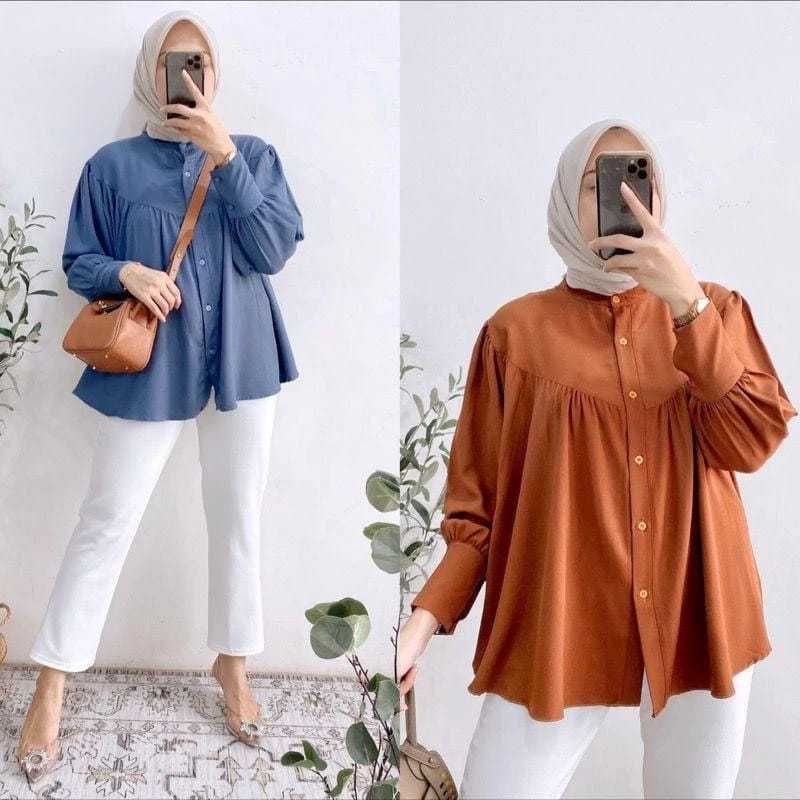 Kayson - DEC KARA Women's Clothing/Pregnant Women Shirt/Formal Plain ...