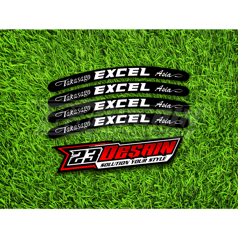Takasago EXCEL Rims LIST EXCEL Rims Sticker TAKASAGO EXCEL ASIA ...