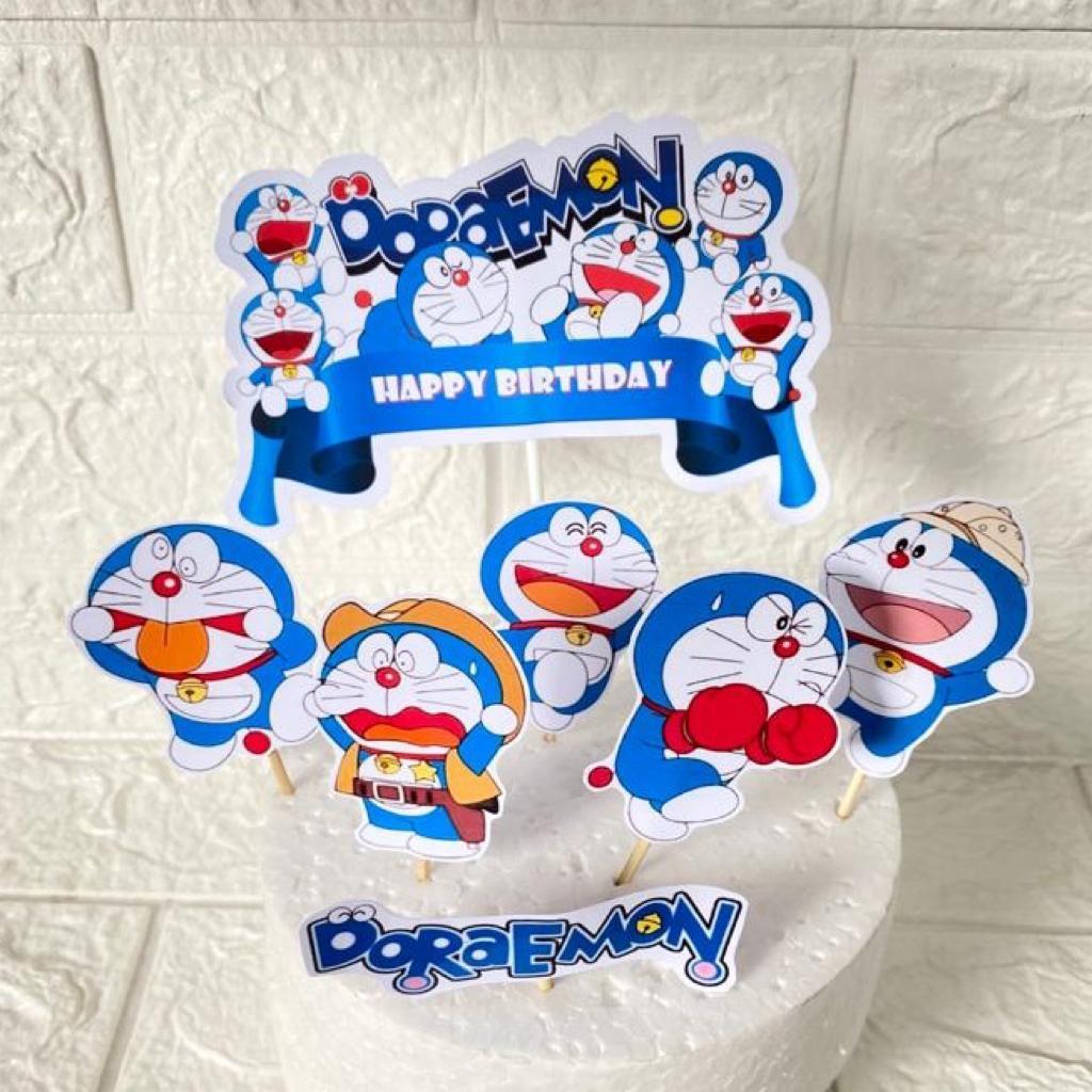 Doraemon Birthday Topper / Doraemon Cake Topper | Shopee Philippines