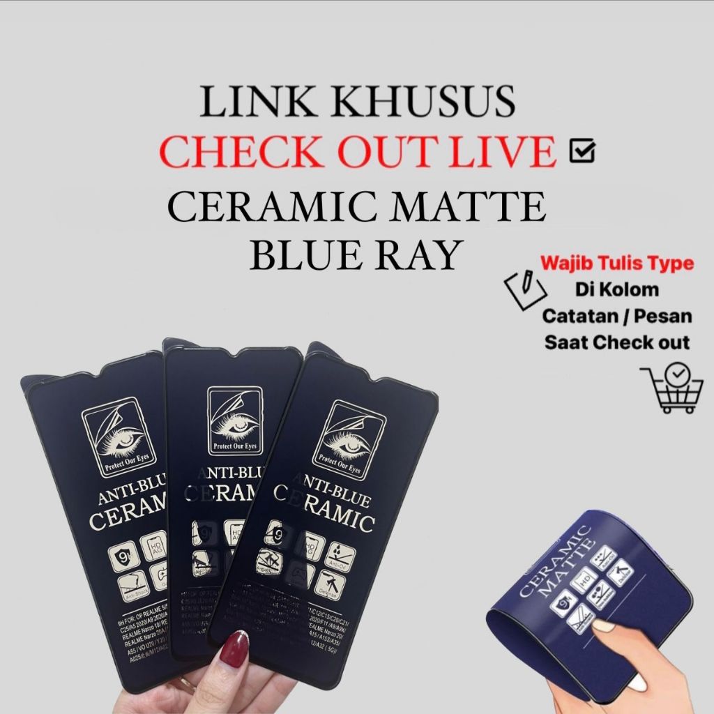 Link LIVE CERAMIC MATTE BLUE RAY - ANTI-SCRATCH CERAMIC MATTE BLUE ...