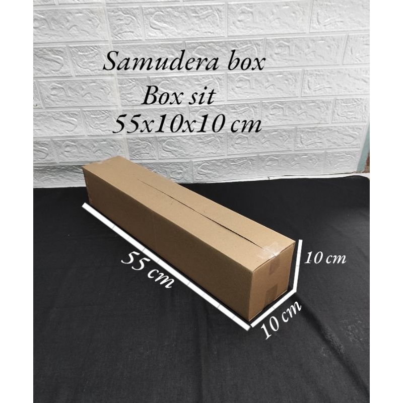 Uk cardboard box 55x10x10 cm ST sheet single wall plain | Shopee ...