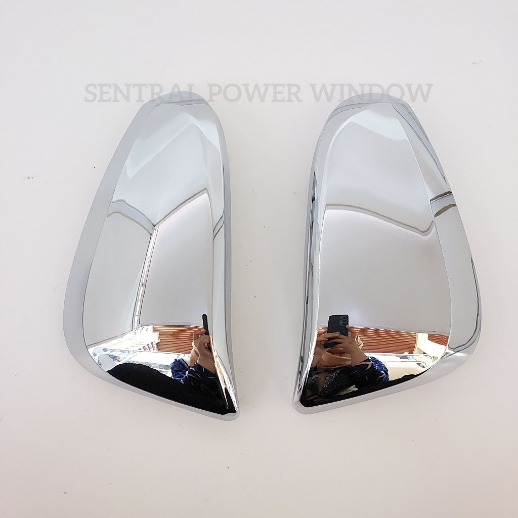 Toyota Innova Reborn Fortuner Hilux Chrome Rear View Mirror Cover New ...