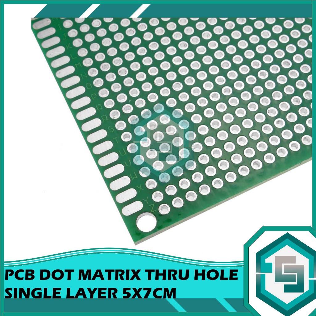 PCB DOT MATRIX 5X7 CM 5*7 CM THRU HOLE SINGLE LAYER HOLE HOLE HOLE HOLE ...