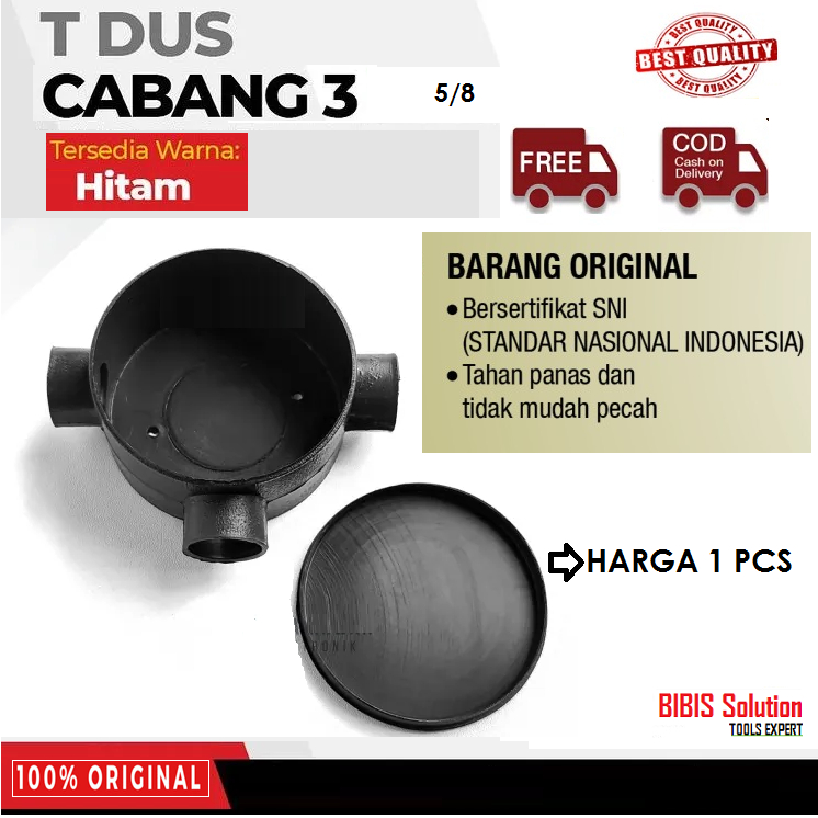 HITAM T Box Tdus Branch 3 / Tdos Black Electrical Cable Installation ...