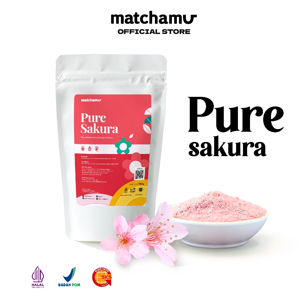 Pure Sakura Powder 50gr | Shopee Philippines