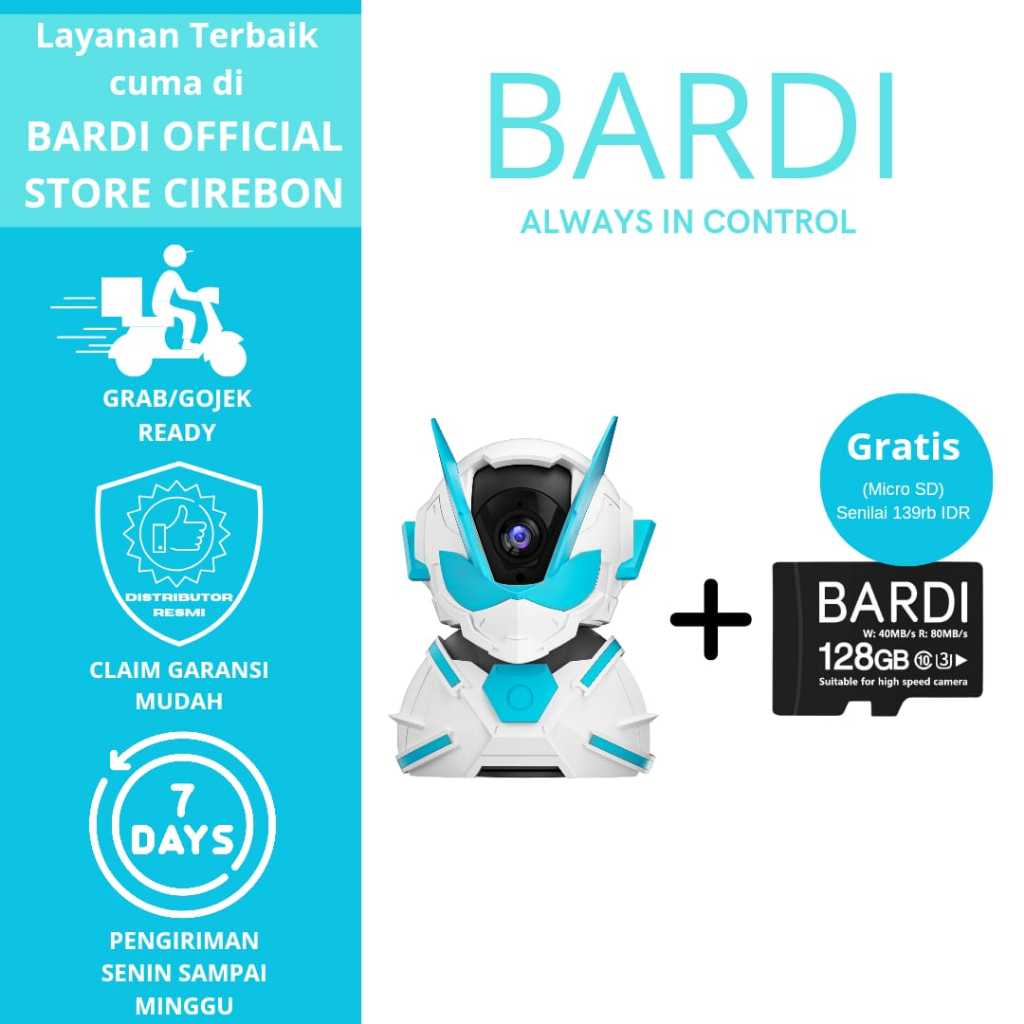 BARDI Smart IP Camera Indoor PTZ BARDION Series (Dual - Band 2.4/5Ghz ...