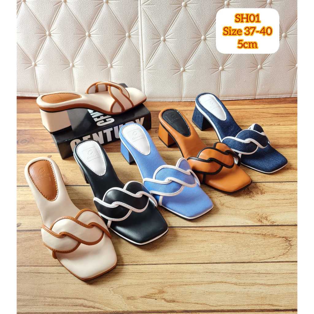 Chocolatte SH 01 Sandals For Women Mira Kara Tofu 5cm | Shopee Philippines