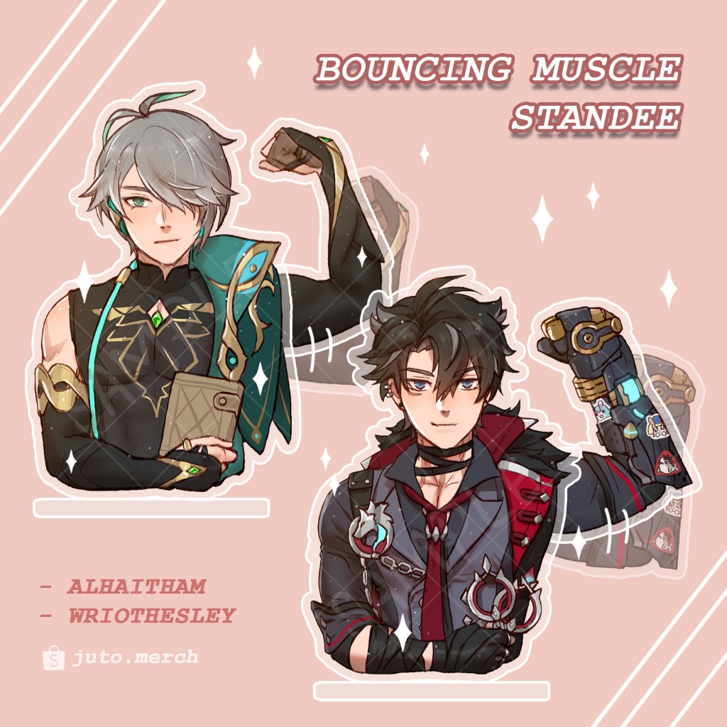 Genshin IMPACT BOUNCING MUSCLE STANDEE : ALHAITHAM WRIOTHESLEY (FAN ...