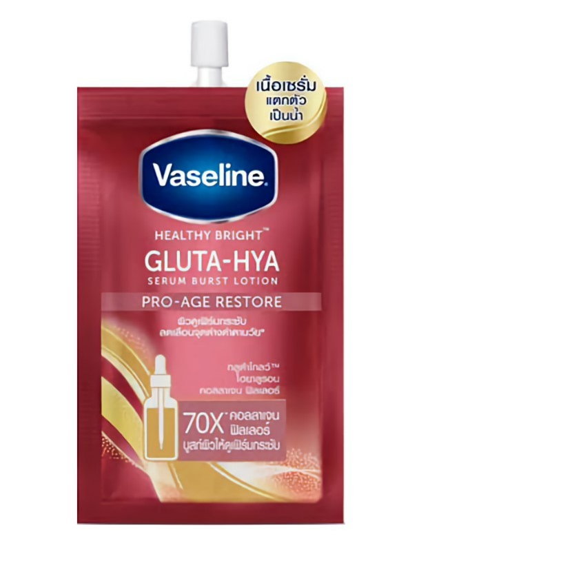 Vaseline Healthy Bright GLUTA-HYA Serum Burst Lotion - Pro Age Restore ...