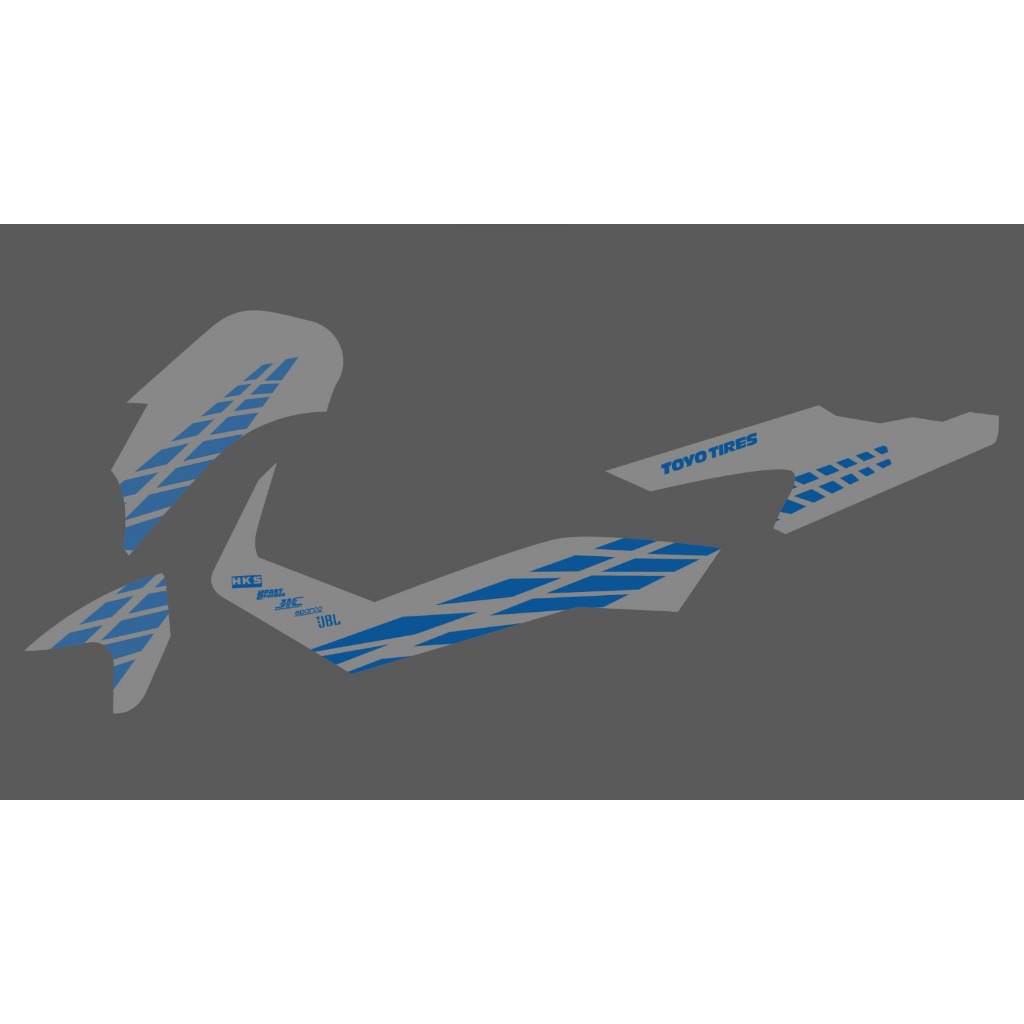 CUSTOM SKYLINE NMAX NEW 155 ALL NEW CONNECTED TRANSPARENT STRIPING ...