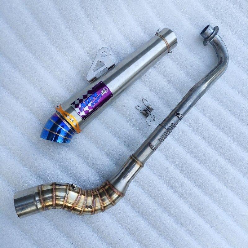 Ekzos Aun Pipe open for wave 110 wave 125 dash kriss SRL y15 lC 135 Ex5 ...