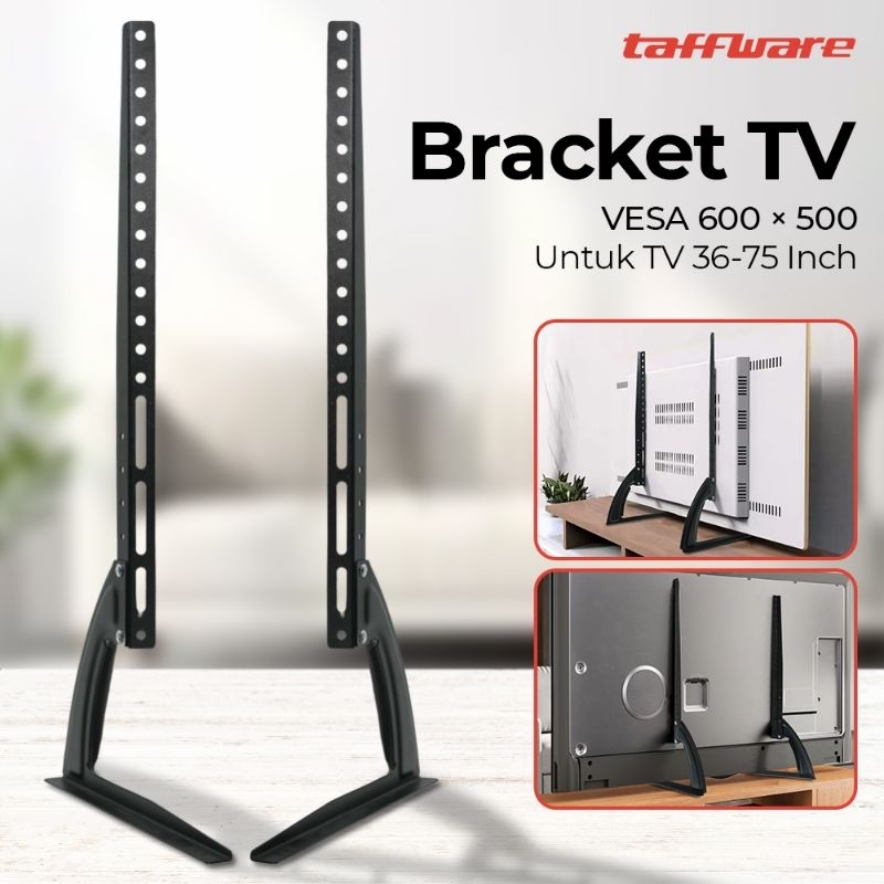 36-75 Inch Leg Stand Led Monitor TV Bracket Universal Table Standing TV ...